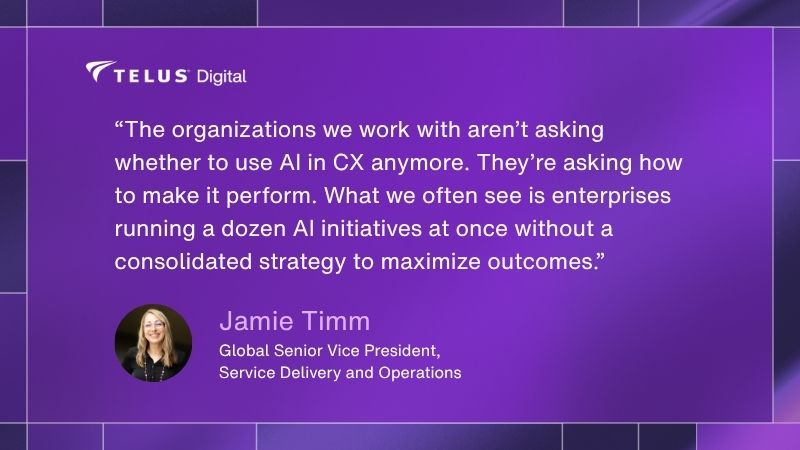 TELUS Digital reveals gap in AI deployment & optimization