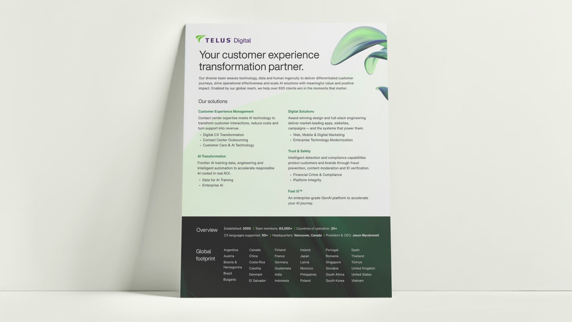 Overview | TELUS Digital