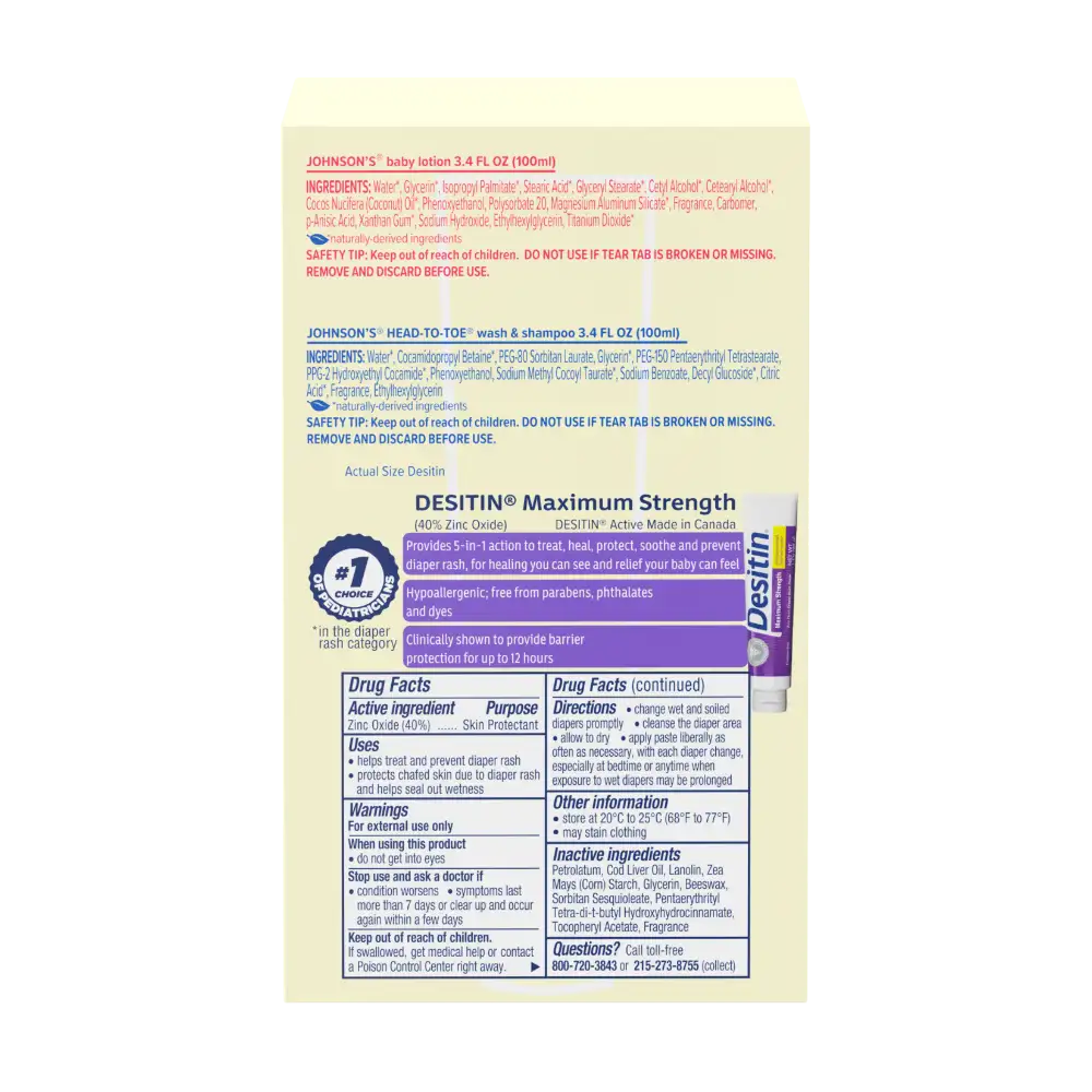 Baby Care Essentials Gift Set for Newborns | Johnson’s®