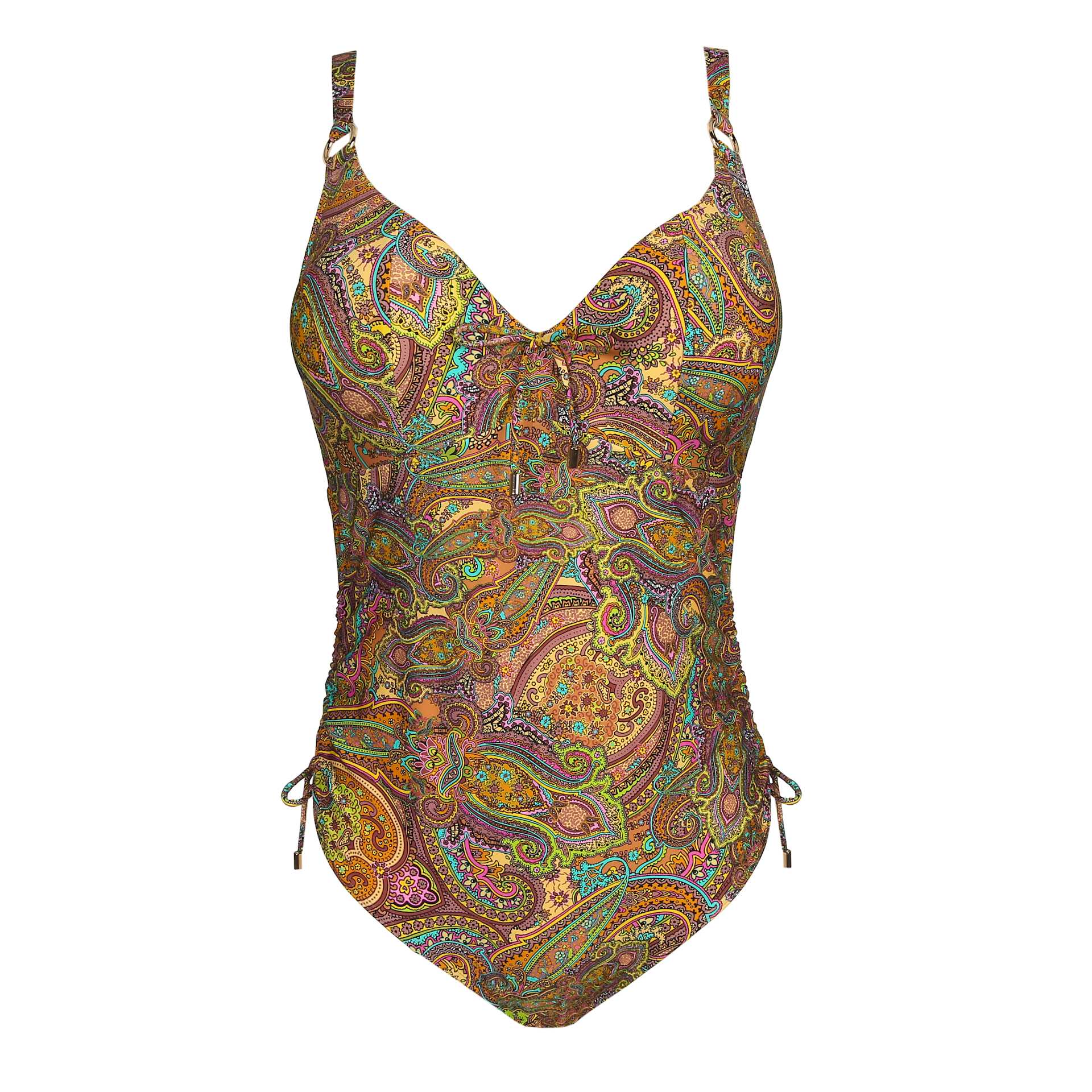 PrimaDonna Swim SAKARUN Sunny Paisley plunge swimsuit | Primadonna ...