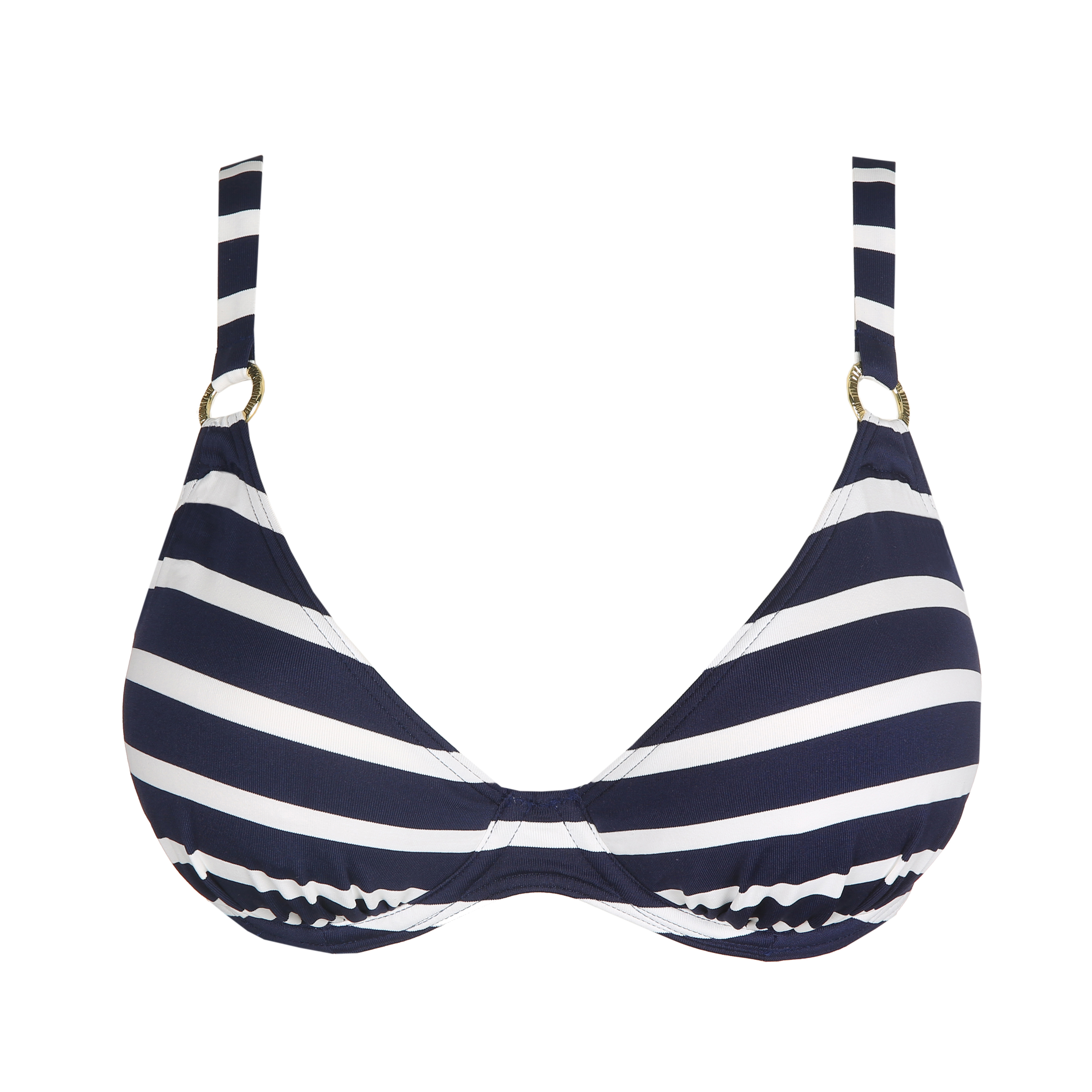 Primadonna Swim NAYARIT Water Blue plunge bikini halve mousse cup ...