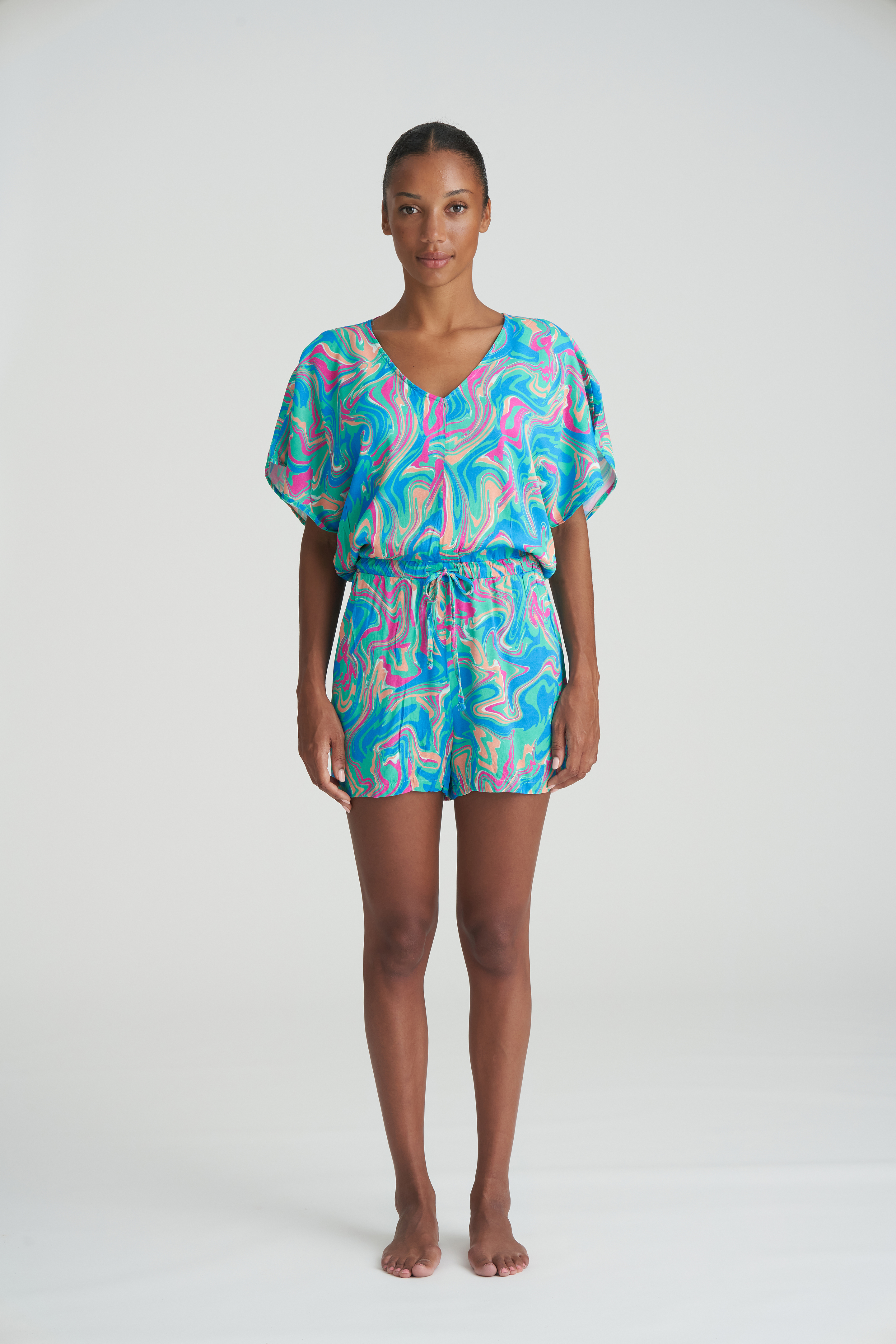 Marie Jo Swim ARUBANI Ocean Swirl swimwear jumpsuit | Marie Jo United ...