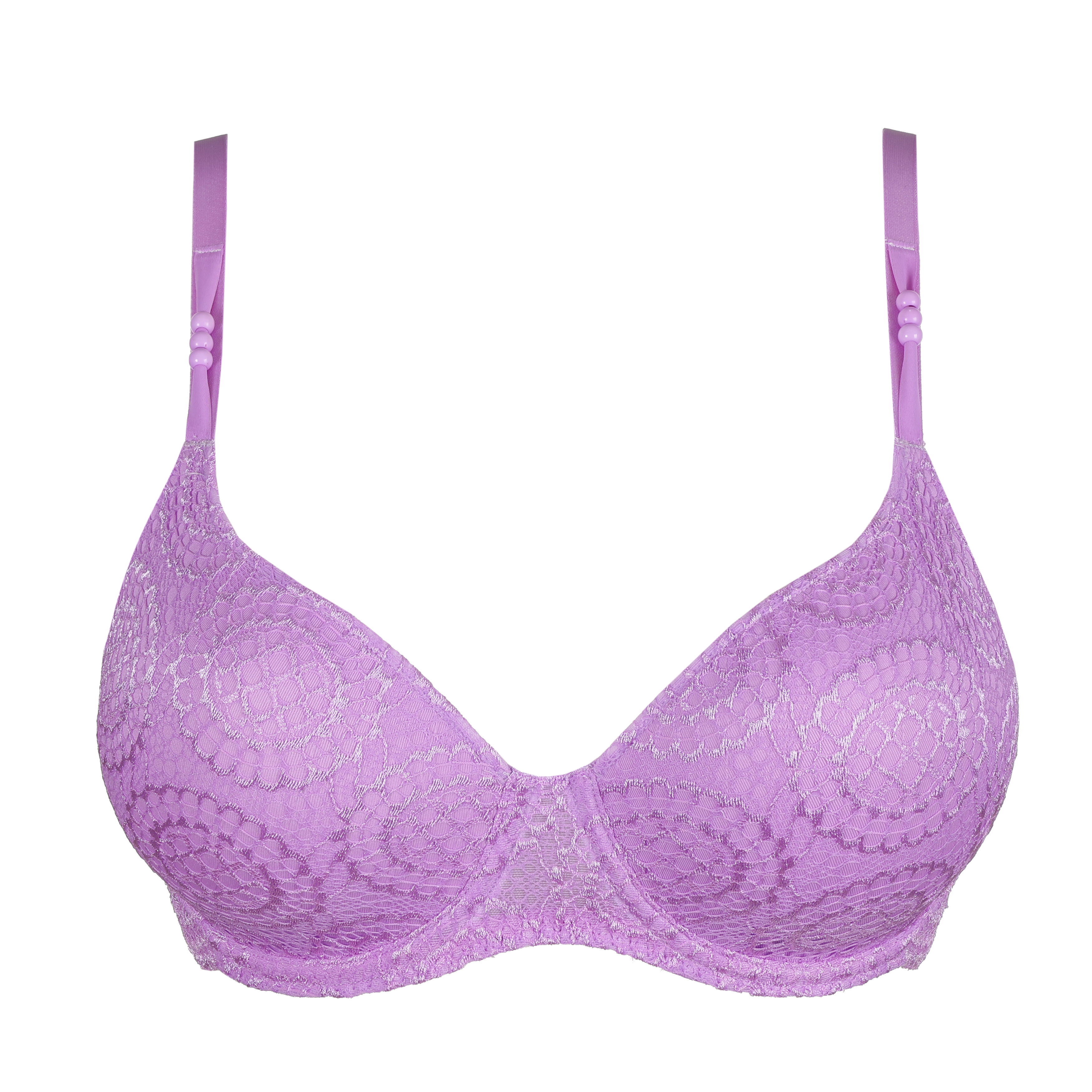 Primadonna Twist PETIT PARIS Lavender Cream padded bra heartshape ...
