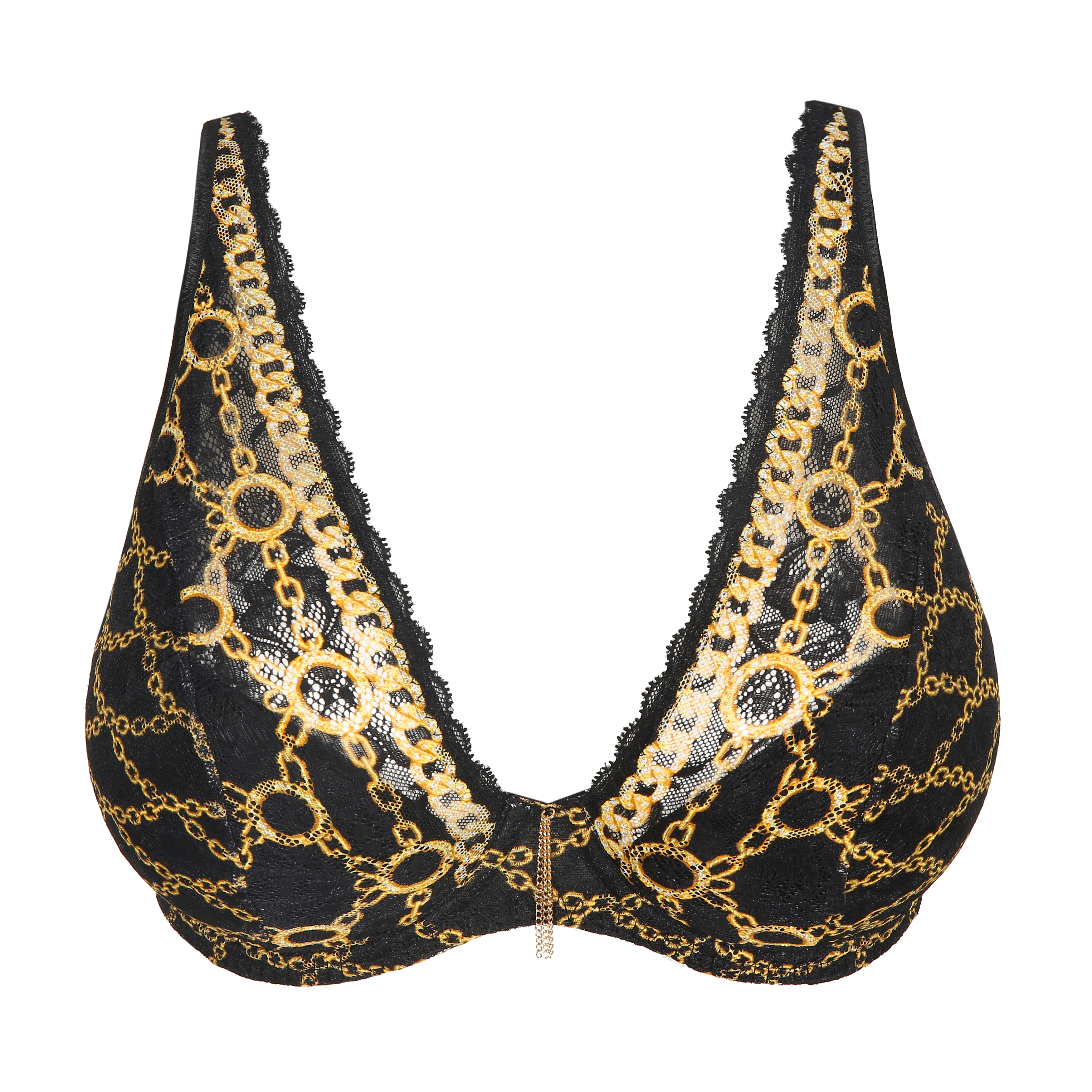 PrimaDonna Twist AMSTERDAM AV black half padded plunge bra | Rigby ...