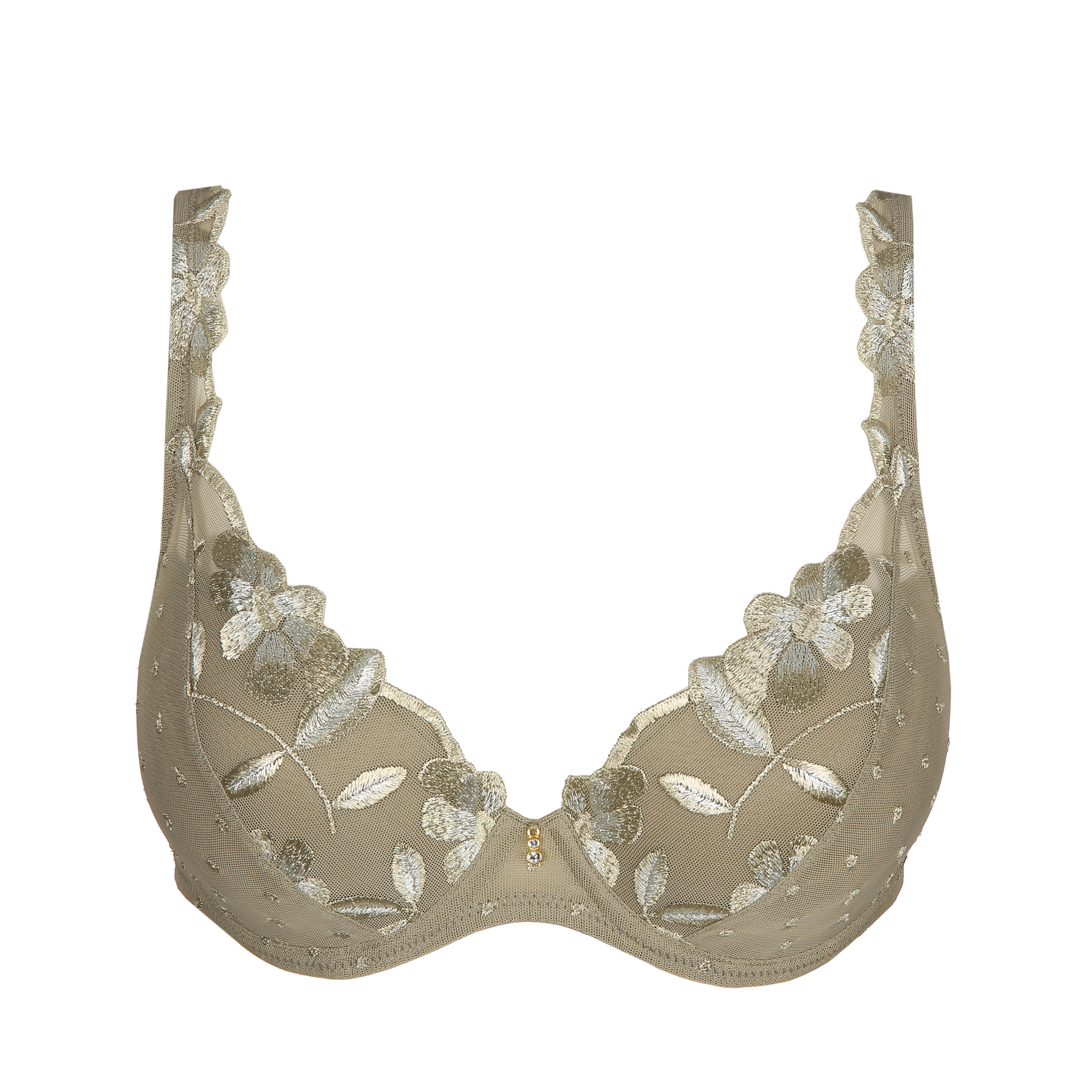 Marie Jo AGNES golden olive Plunge bra | Marie Jo United States