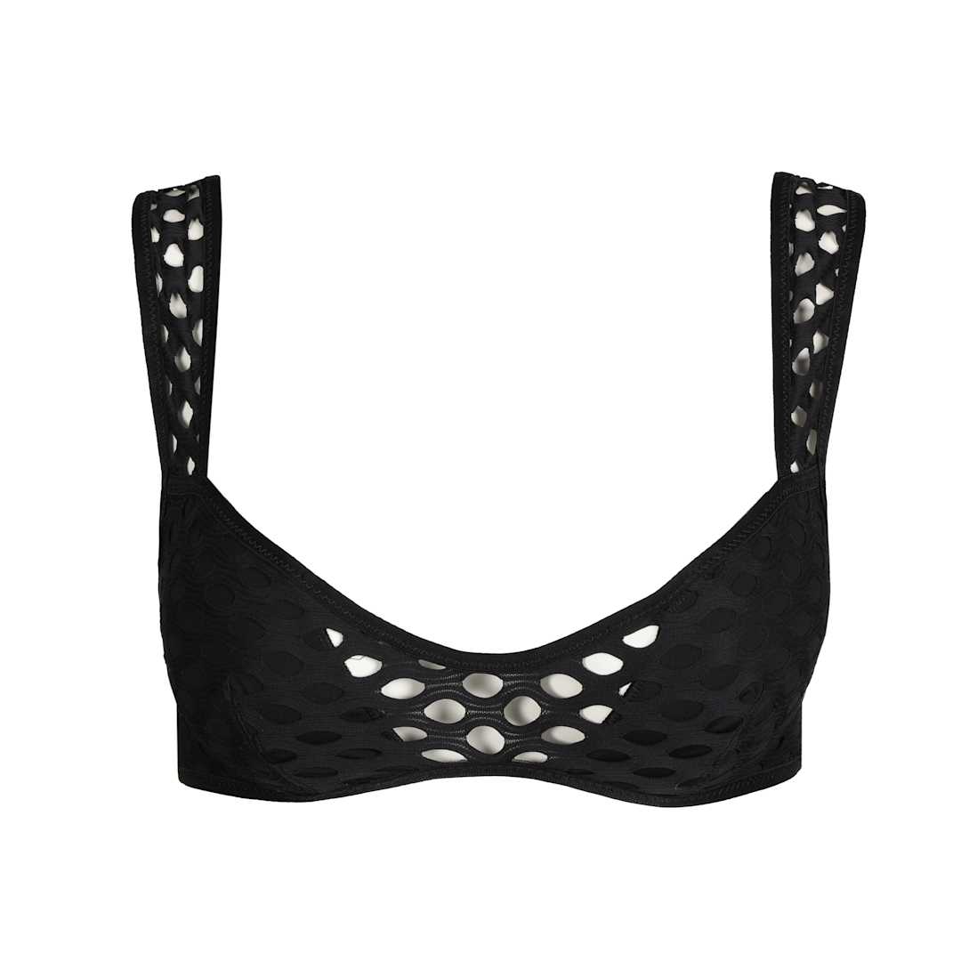 Sarda Swim HOLT black triangle bikini top | SARDA United States