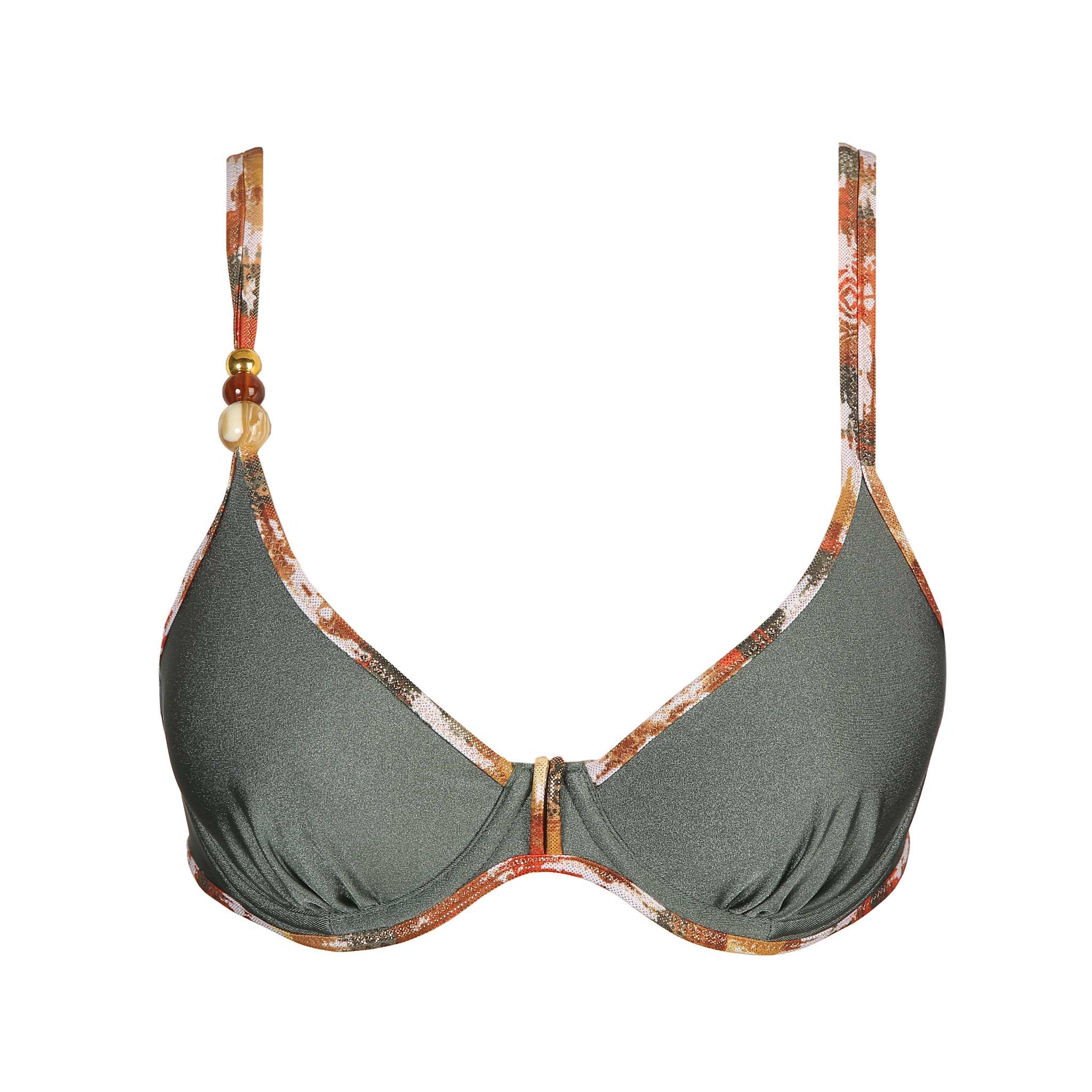 Marie Jo Swim CRETE Inca Gold Tiefdekolletiertes Bikini-Top | Marie Jo ...