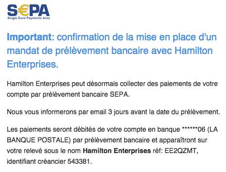 Pages de mandats en ligne | GoCardless