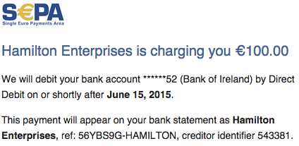 Sending pre-notifications for SEPA Direct Debit | GoCardless