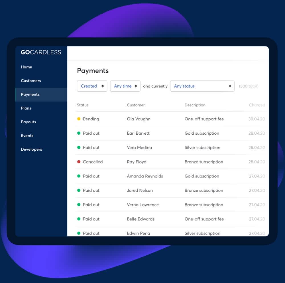 Made for recurring payments | GoCardless