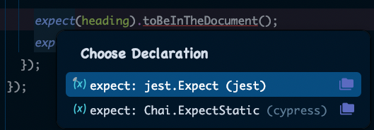 Jest: define the expected `expect` variable