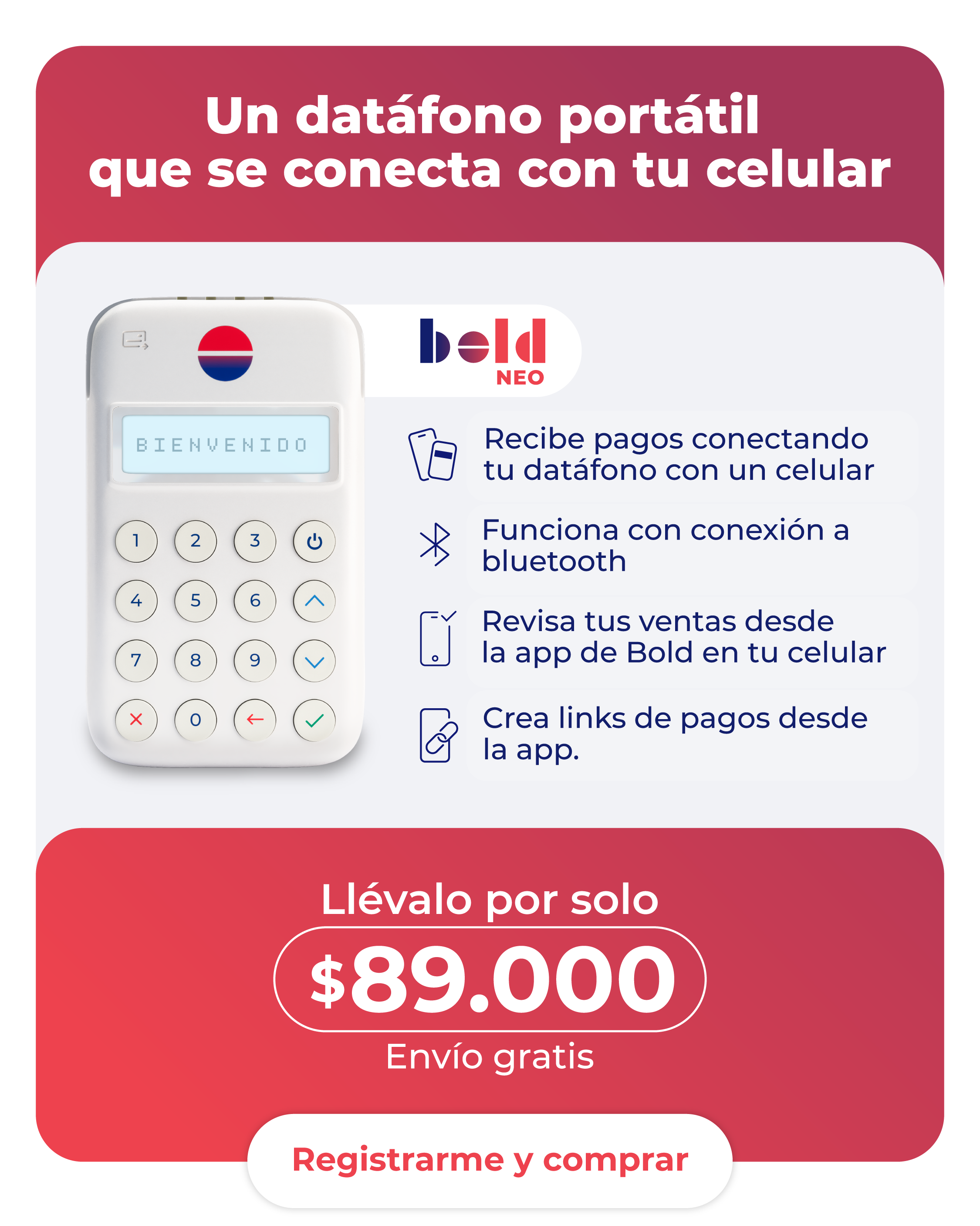 Datafono Redeban vs Datafono Bold | Bold