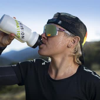 quickly drinking water