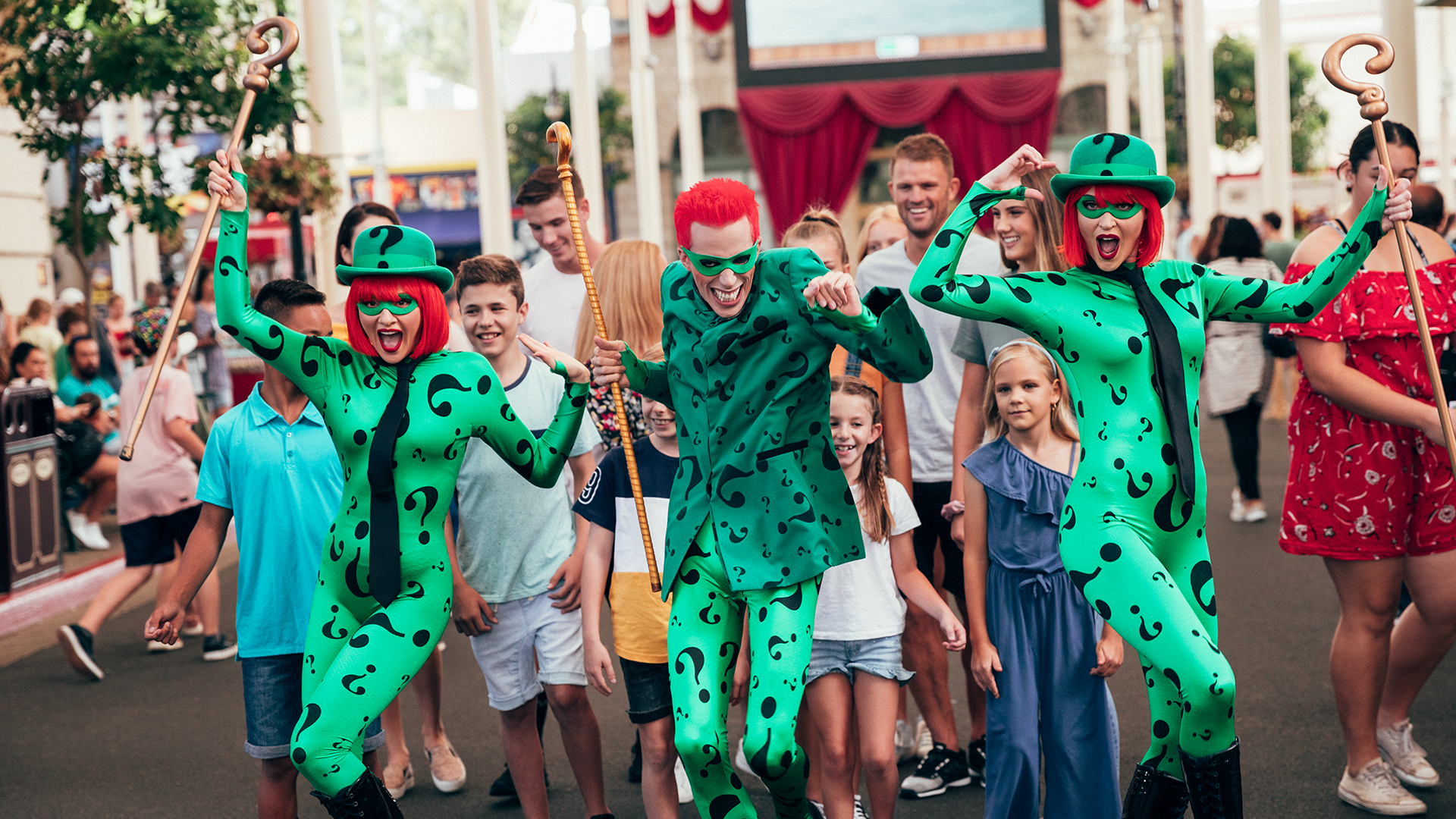 DC Super Heroes and Super-Villains at Warner Bros. Movie World