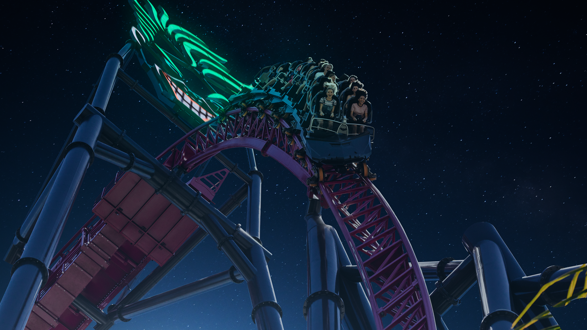 DC Rivals HyperCoaster at White Christmas