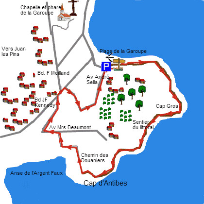 Le Sentier du Littoral, Cap d'Antibes
