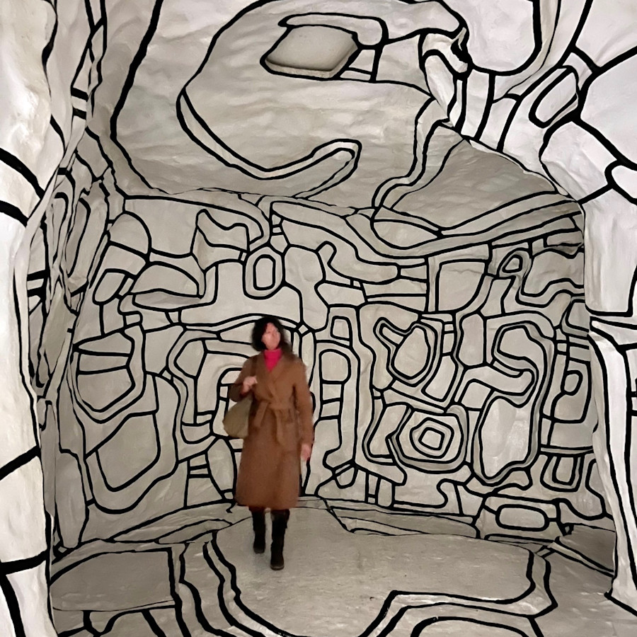 Jardin d'hiver de Dubuffet au Centre Pompidou