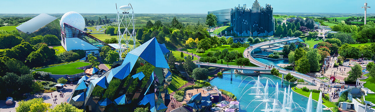 Futuroscope theme park in Vienne, Nouvelle Aquitaine