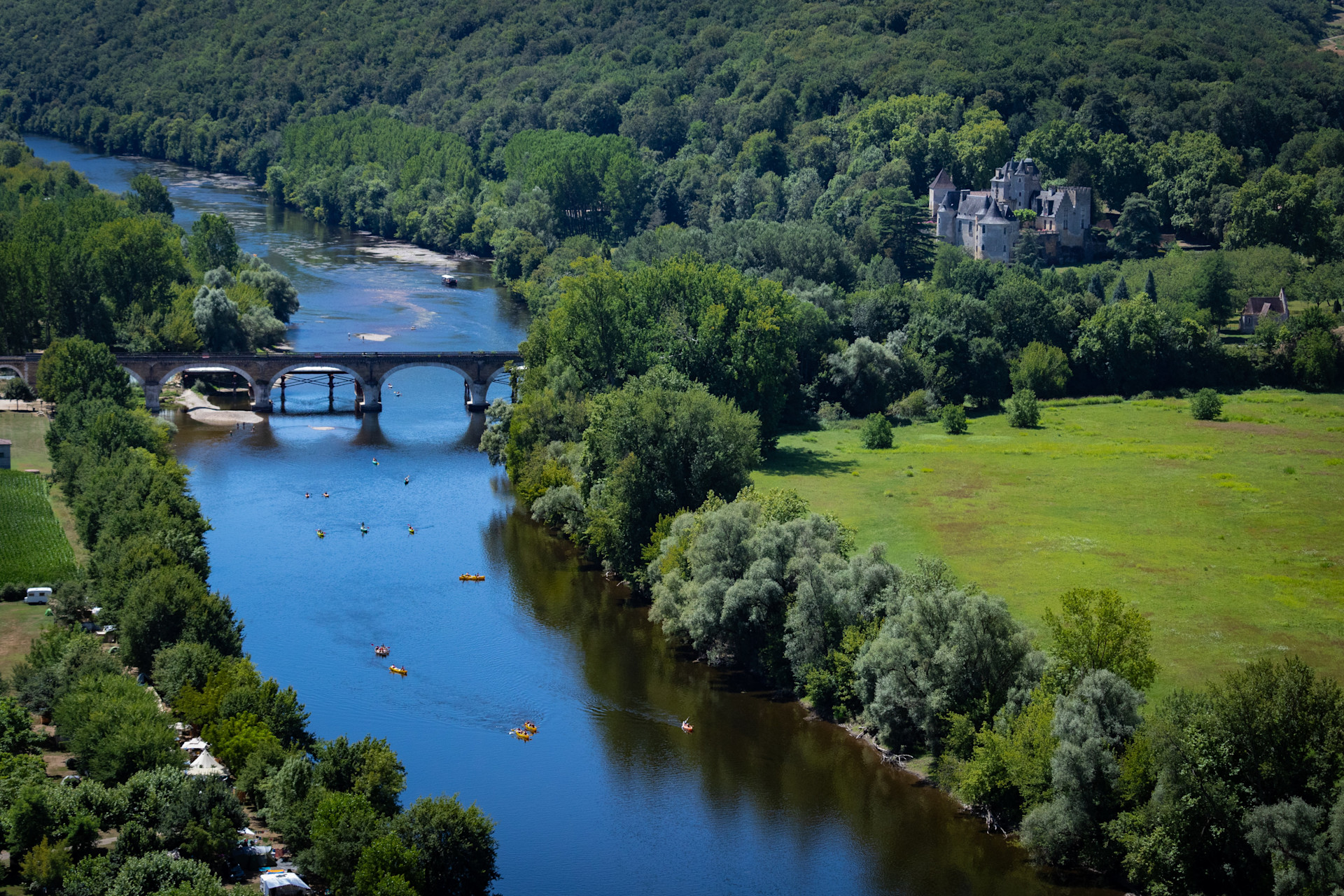 Canoeing on the Dordogne River