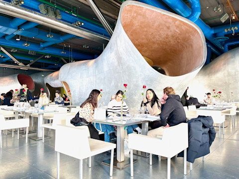 Rooftop the Georges at the Center Pompidou in Paris