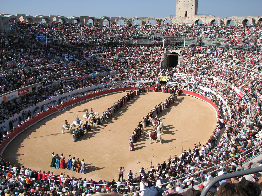 Arles Amphitheatre, Roman architecture, south of France