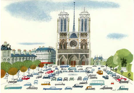 This Is Paris illustrated by Miroslav Sasek Paris in the sixties