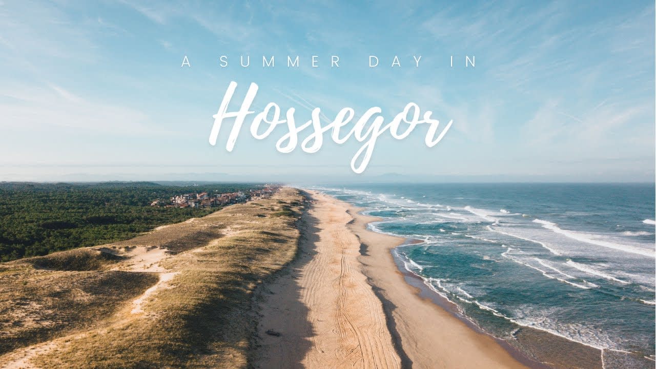 Hossegor, an Atlantic Coast seaside and surfing resort