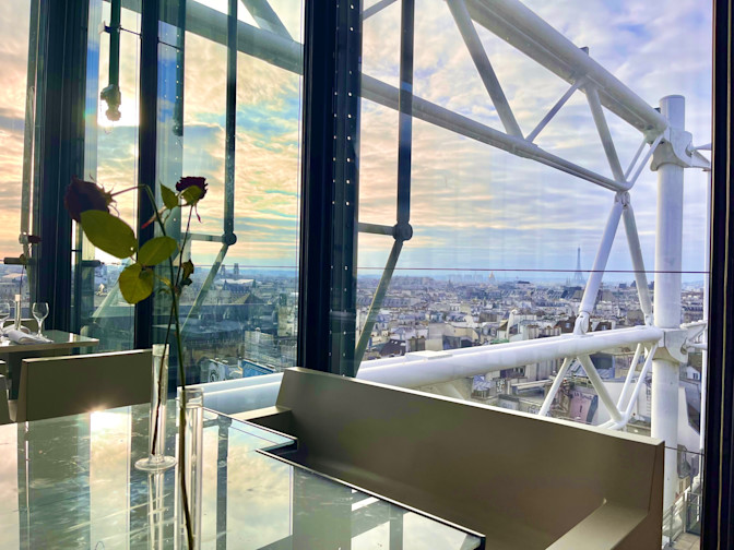 Rooftop the Georges at the Center Pompidou in Paris