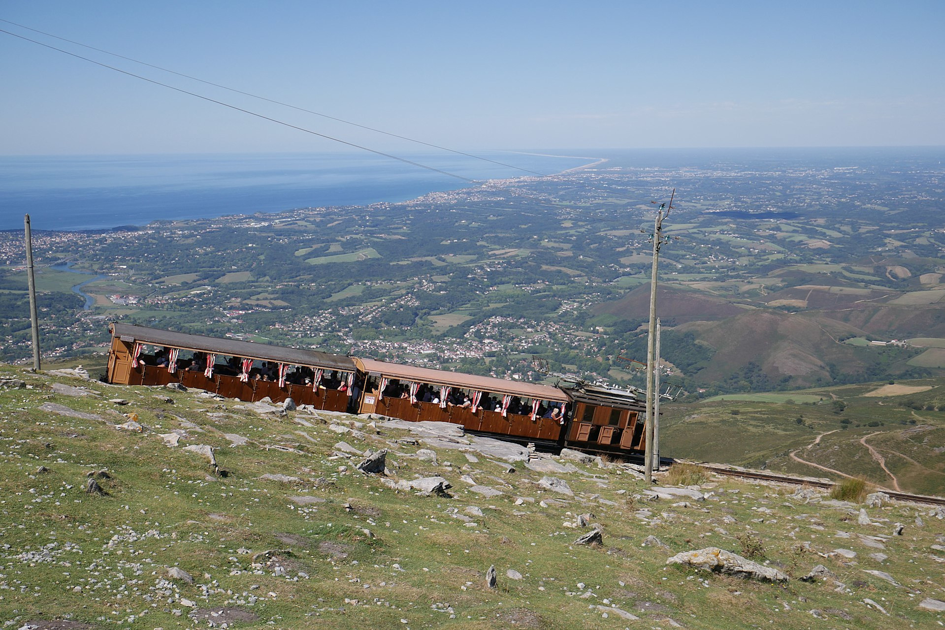 Train de la Rhune, un train à crémaillère authentique