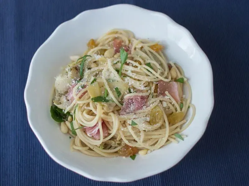 Angel Hair Pasta with Artichokes, Toasted Pine Nuts & Breadcrumbs | Barilla