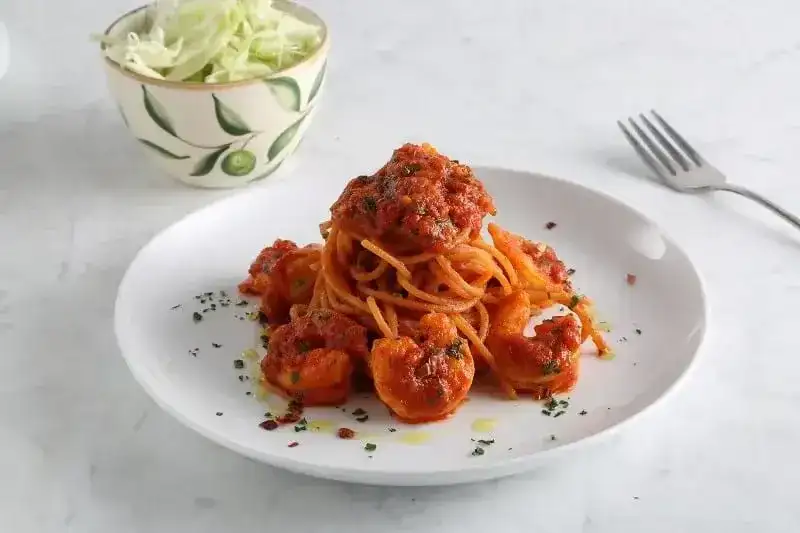 Red Lentil Spaghetti With Shrimp Arrabbiata” Recipe Barilla