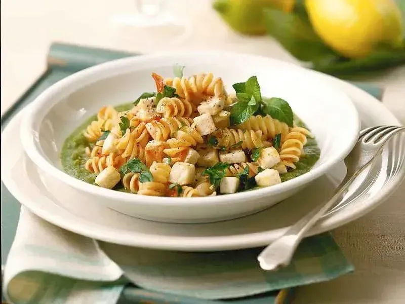 Rotini with Swordfish & Peas Recipe | Barilla