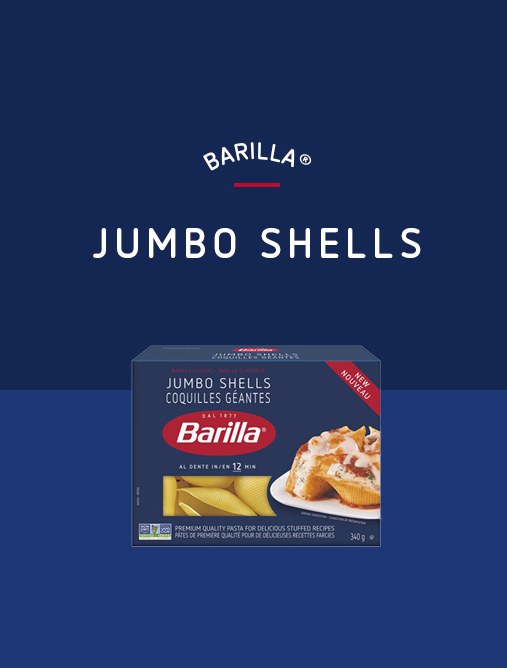 Barilla® Jumbo Shells – Perfect for Stuffed Pasta Recipes | Barilla