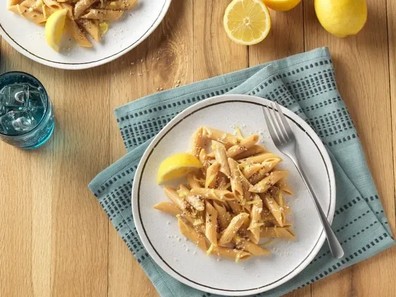 Chickpea Penne pasta with Lemon, Garlic & Ginger Recipe | Barilla