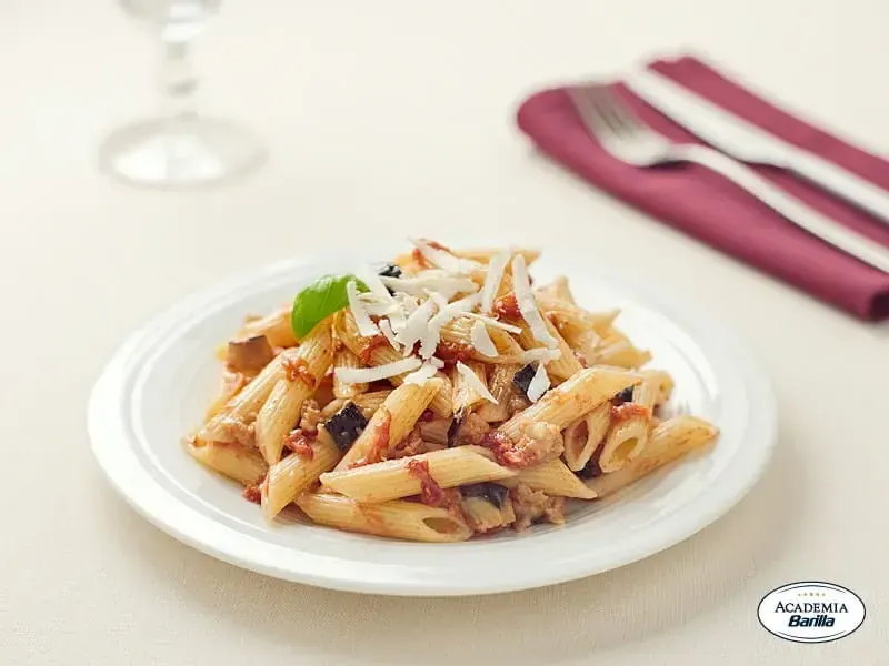 Penne Rigate Alla Norma (Penne with Eggplant and Ricotta) | Barilla