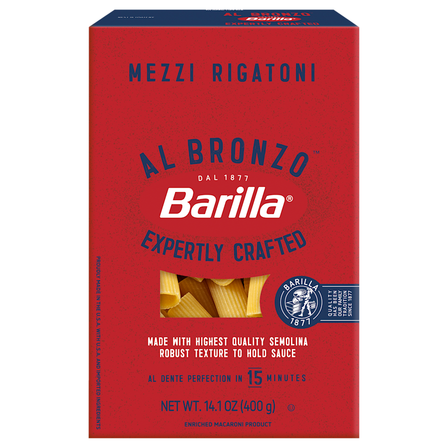 Al Bronzo™ Mezzi Rigatoni Brown Butter Lemon Pasta Recipe | Barilla