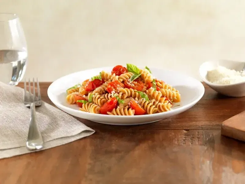 Whole Grain Rotini with Cherry Tomatoes, Basil & Parmigiano | Barilla