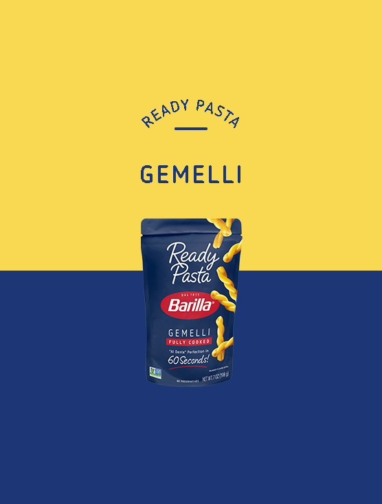 Gemelli Ready Pasta | Pre-Cooked Gemelli Pasta | Barilla