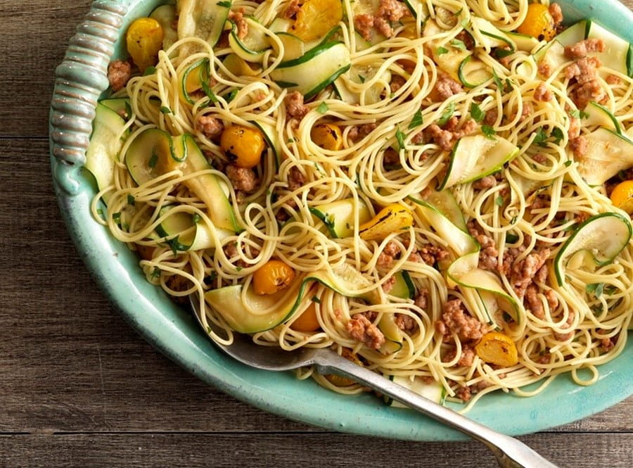 Spaghetti Pasta with Sausage and Zucchini | Barilla Canada | Barilla
