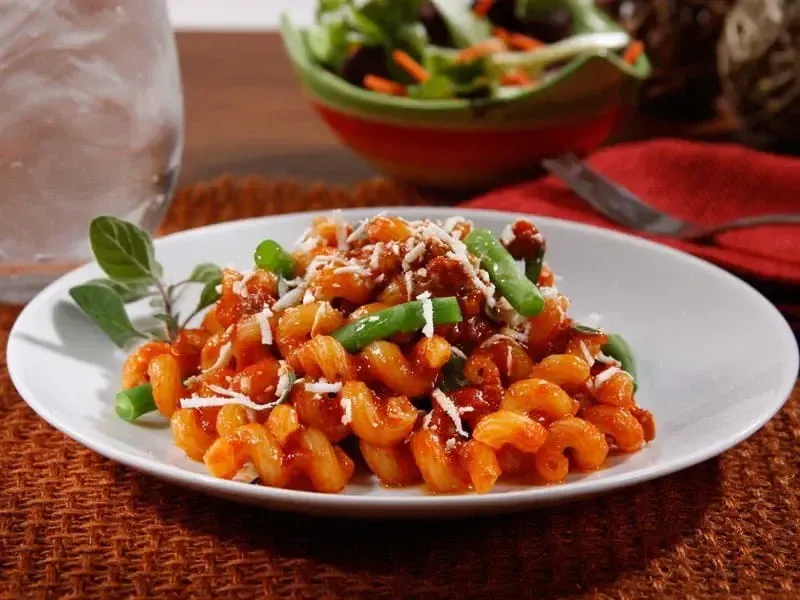 Cellentani Pasta with Savory Ragout Recipe | Barilla