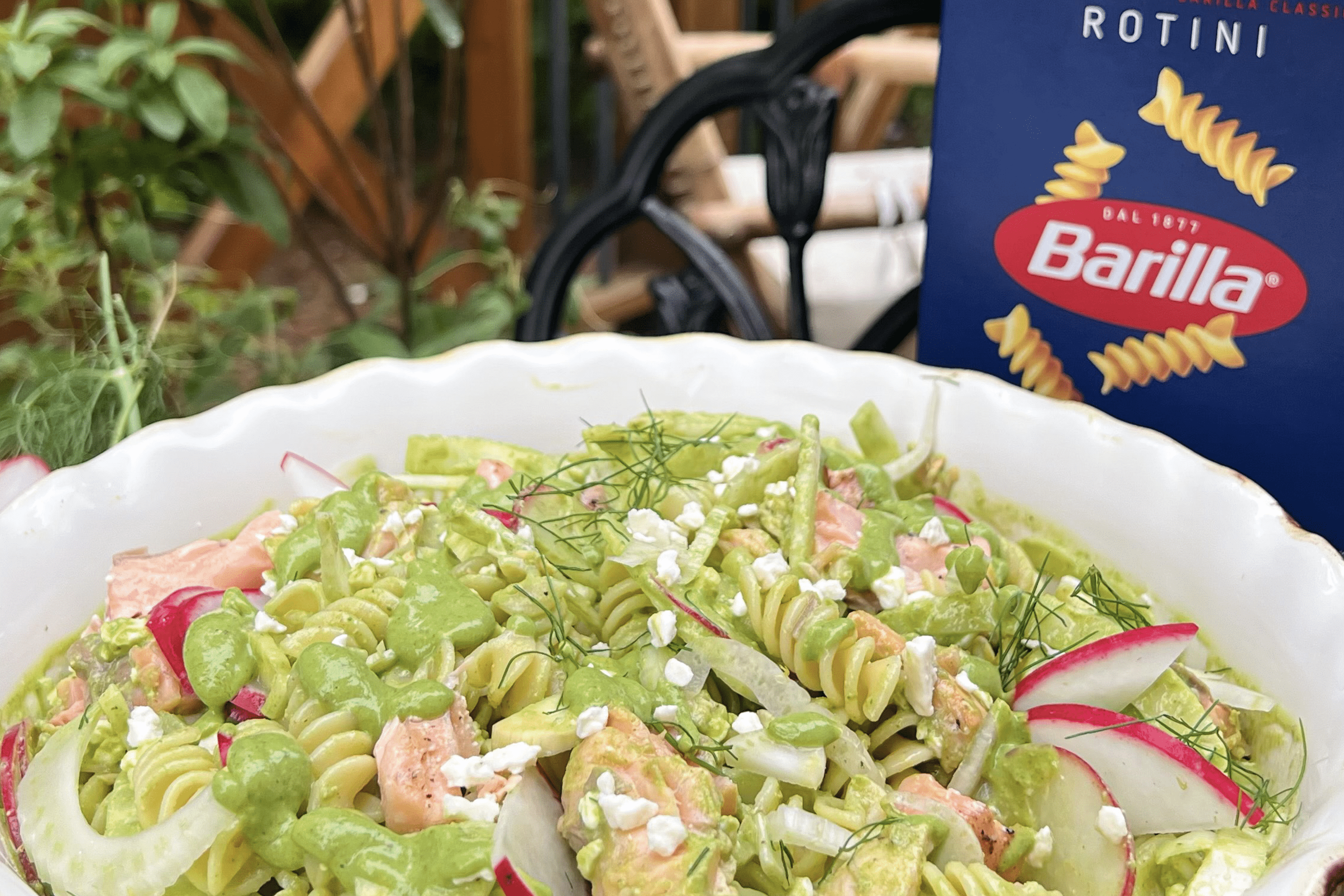 Green Goddess Rotini Salmon Pasta Salad | Barilla Canada | Barilla