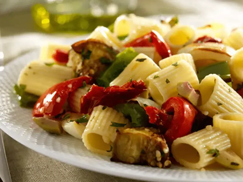Mezzi Rigatoni with Sausage, Eggplant & Sweet Peppers | Barilla