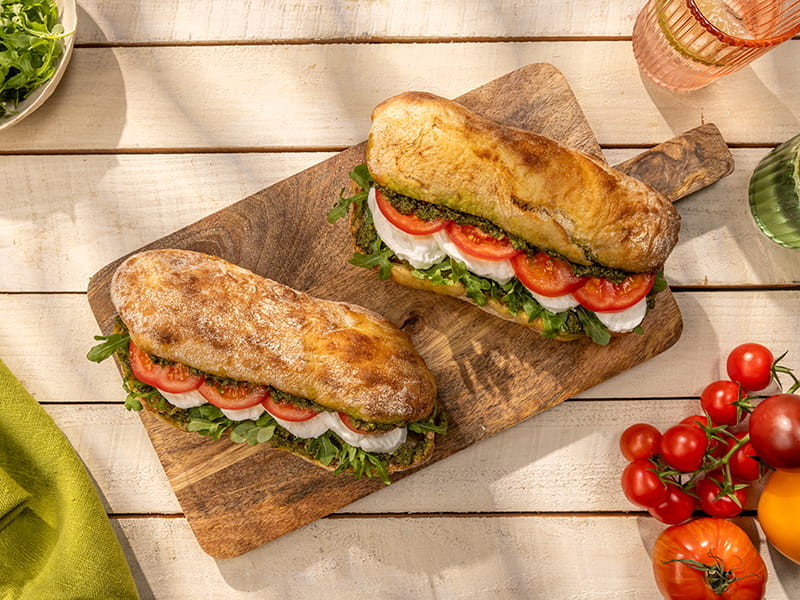 Pesto Caprese Sandwich Recipe | Barilla