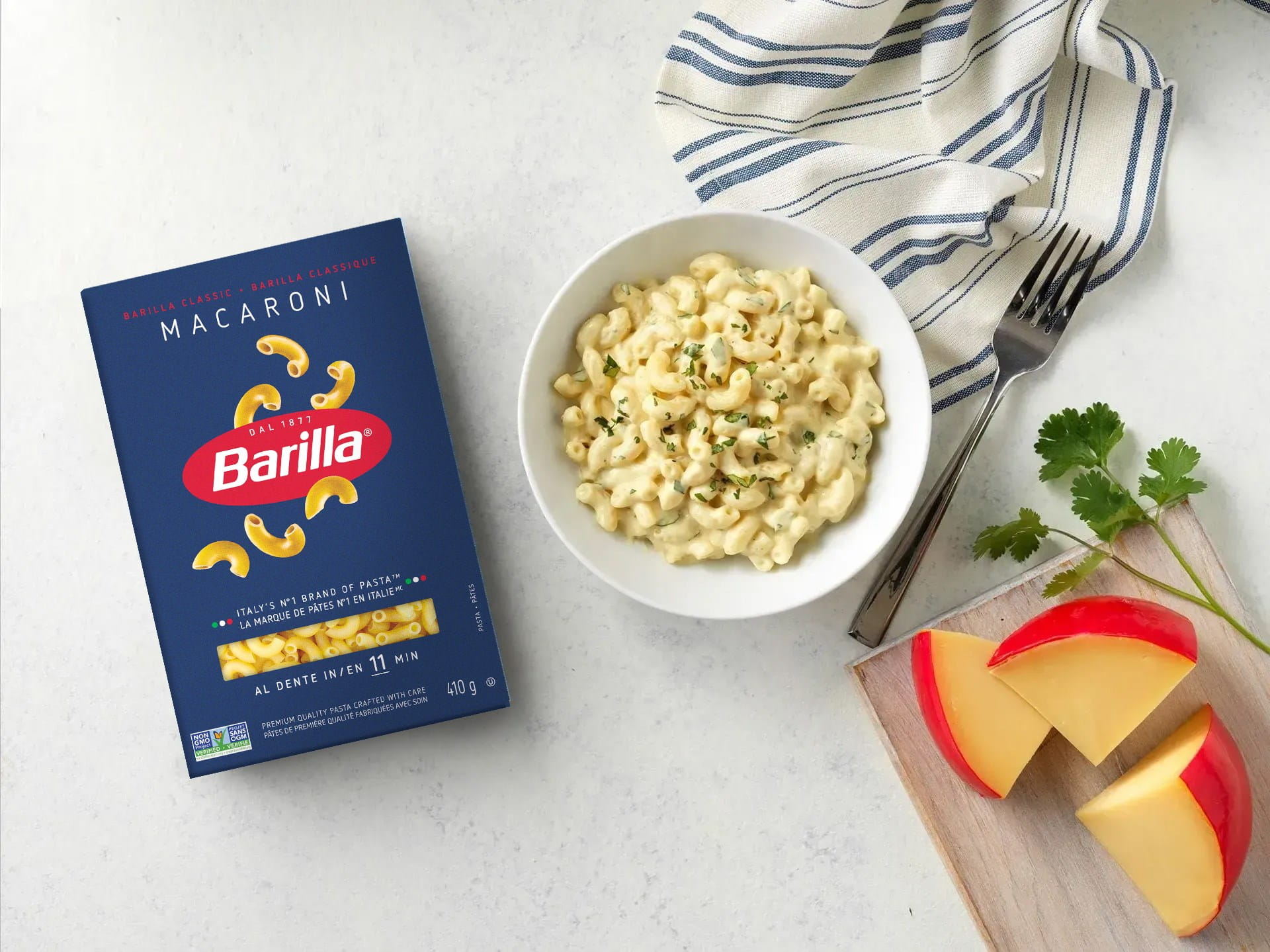 Pâtes macaroni Barilla au fromage Gouda | Barilla Canada | Barilla