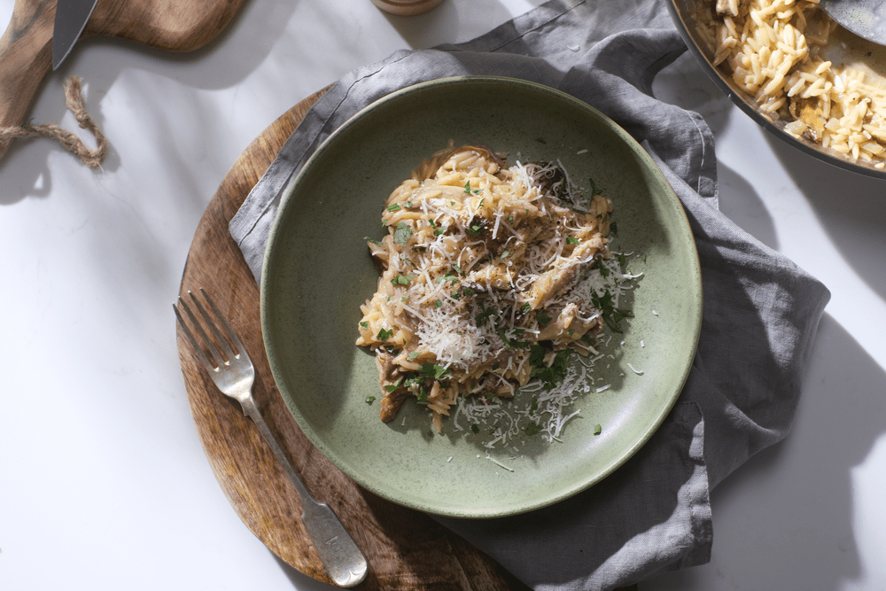 Mushroom Orzo Pasta Risotto Recipe | Barilla Canada | Barilla