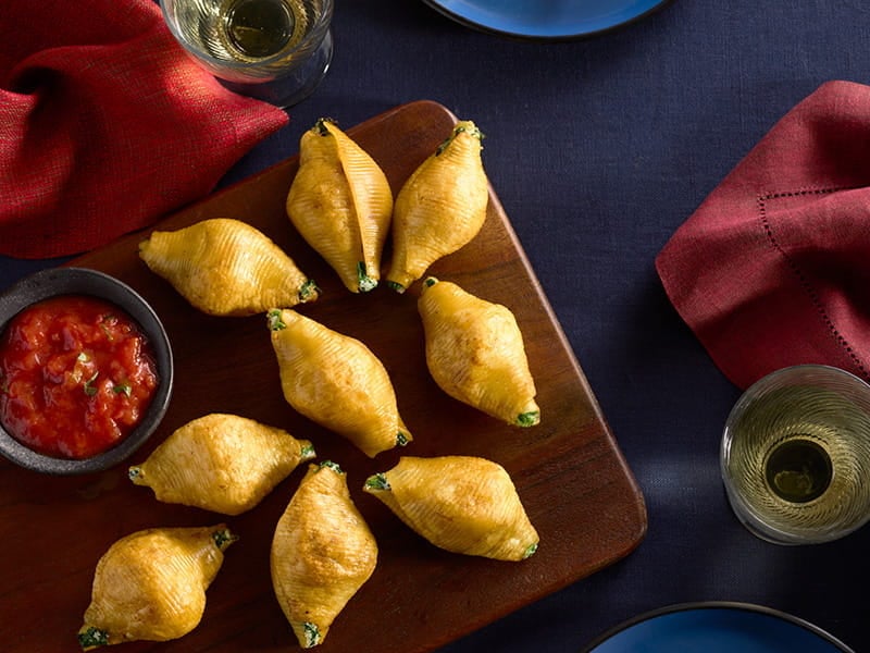 Air Fried Stuffed Shells Recipe with Ravioli Filling | Barilla