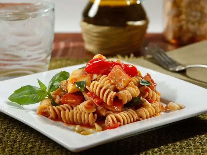 Protein+® Rotini Slow-Cooked Spring Ratatouille with Basil | Barilla