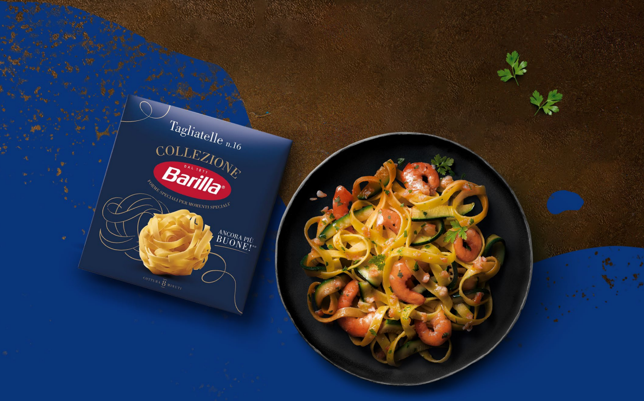 Tagliatelle con Camarones | Barilla