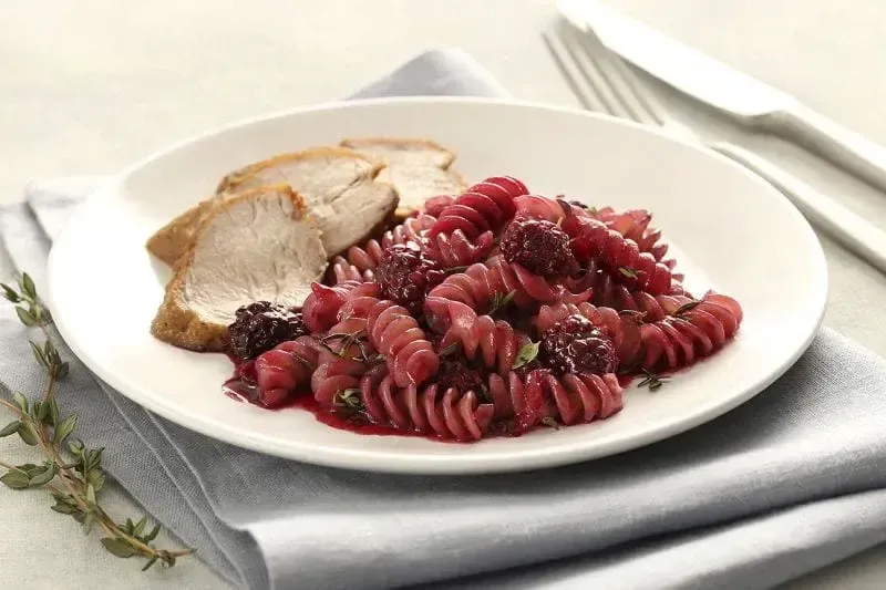 Protein+™ Rotini with Roasted Pork & Blackberry | Barilla