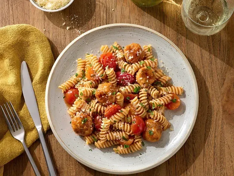 Protein+® Pasta Recipe with Turkey Meatballs & Romano Cheese | Barilla